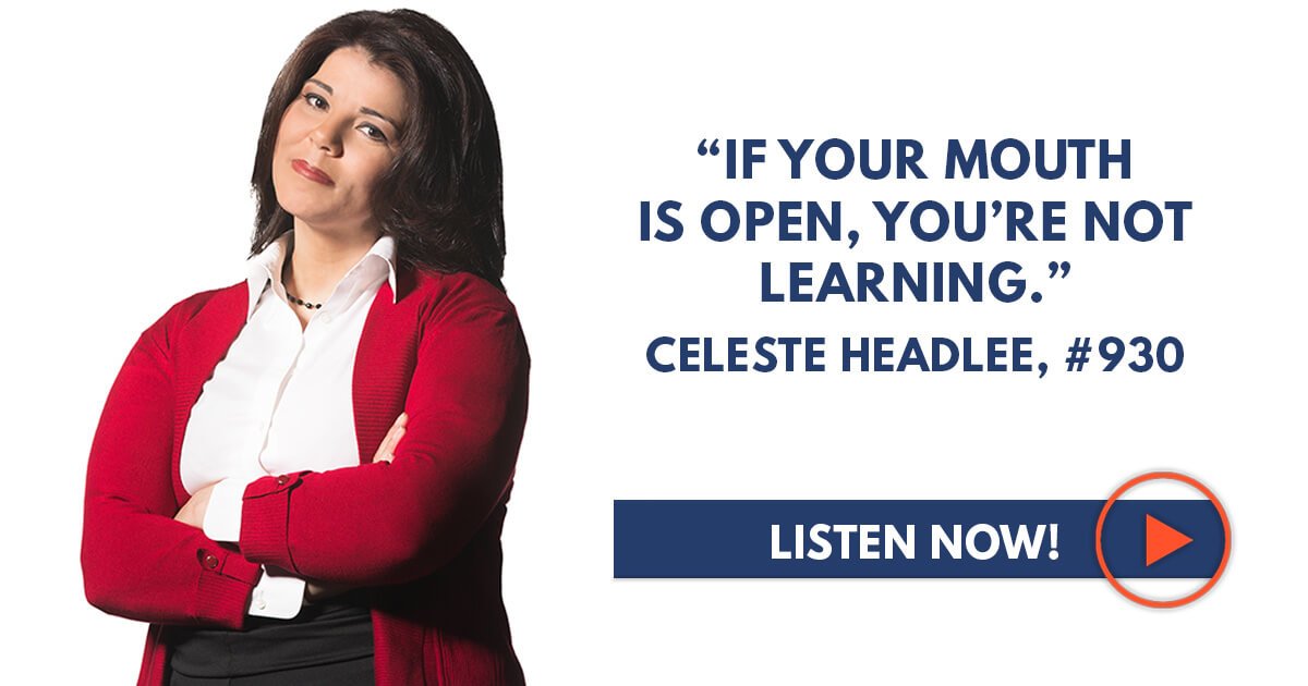 Celeste Headlee: “If Your Mouth is Open, You’re Not Learning.” - Sean ...